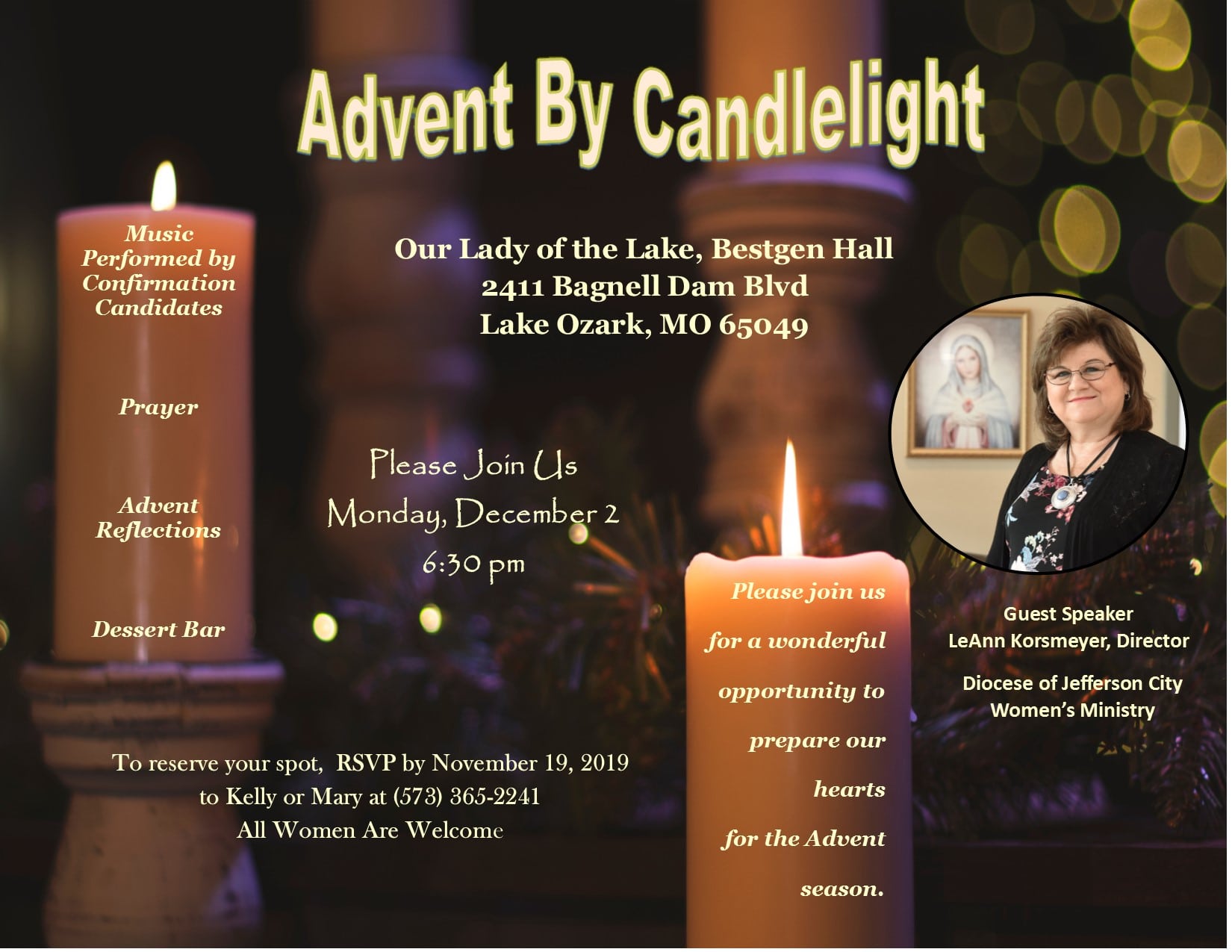 Advent by Candlelight | Diocese of Jefferson City