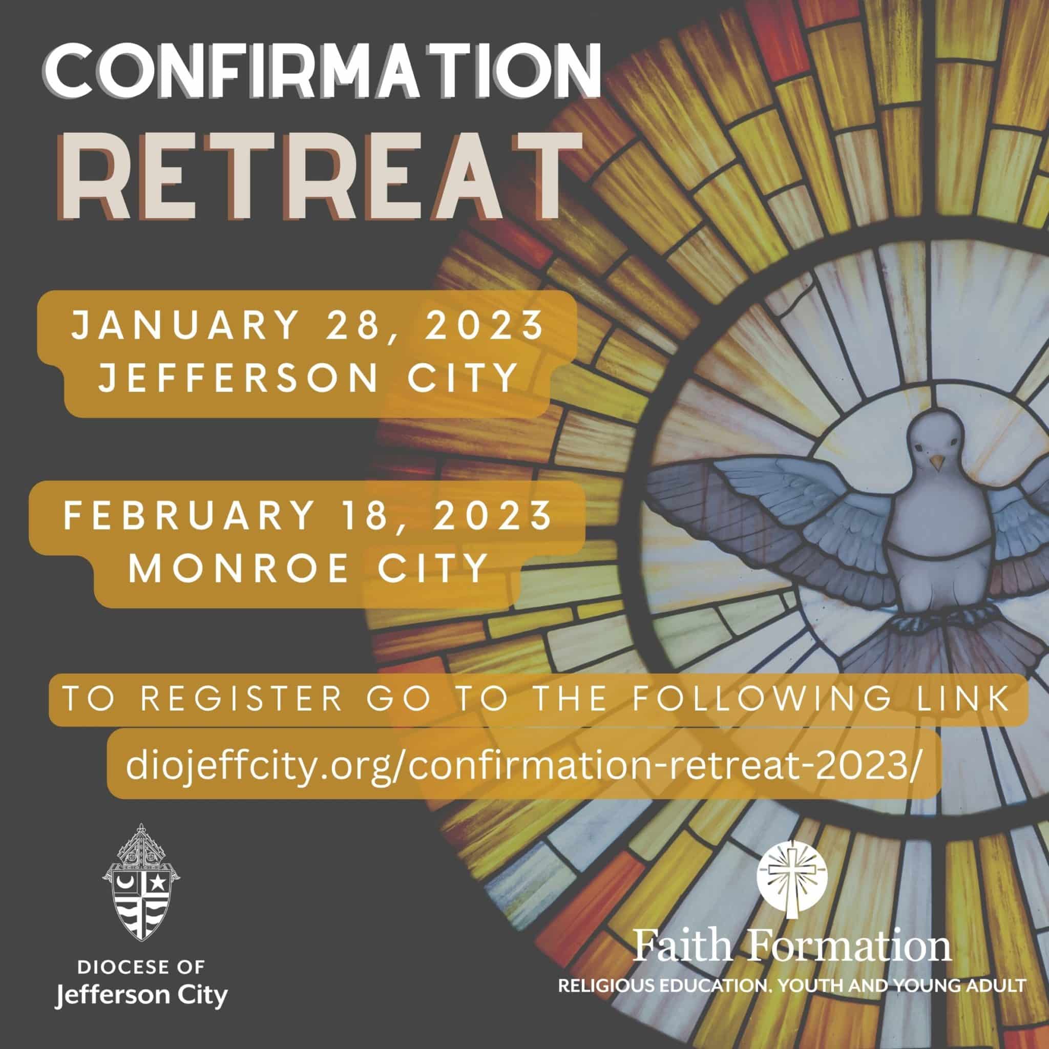 Registration Link Image Confirmation Retreat 2023 | Diocese of ...