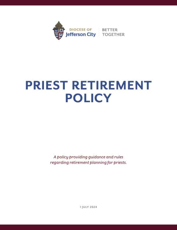 Priest Retirement Policy | Diocese of Jefferson City