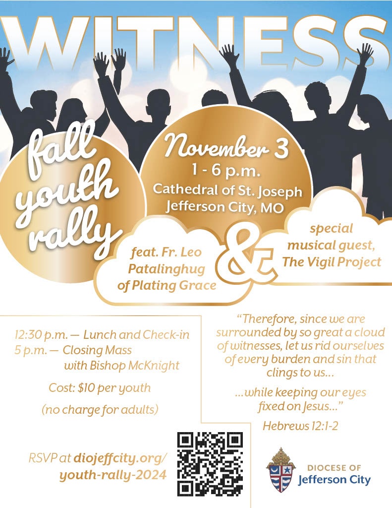 Youth Rally Poster 2024 | Diocese of Jefferson City