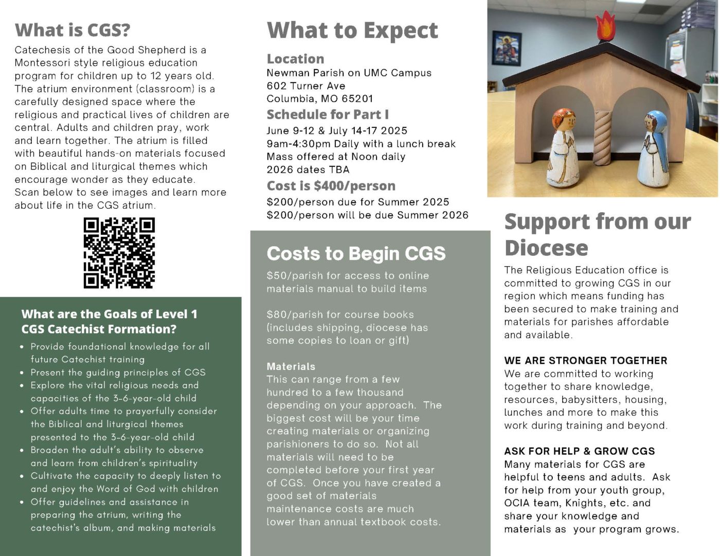 Catechesis of the Good Shepherd Level 1 Training (Columbia) Week 2 ...