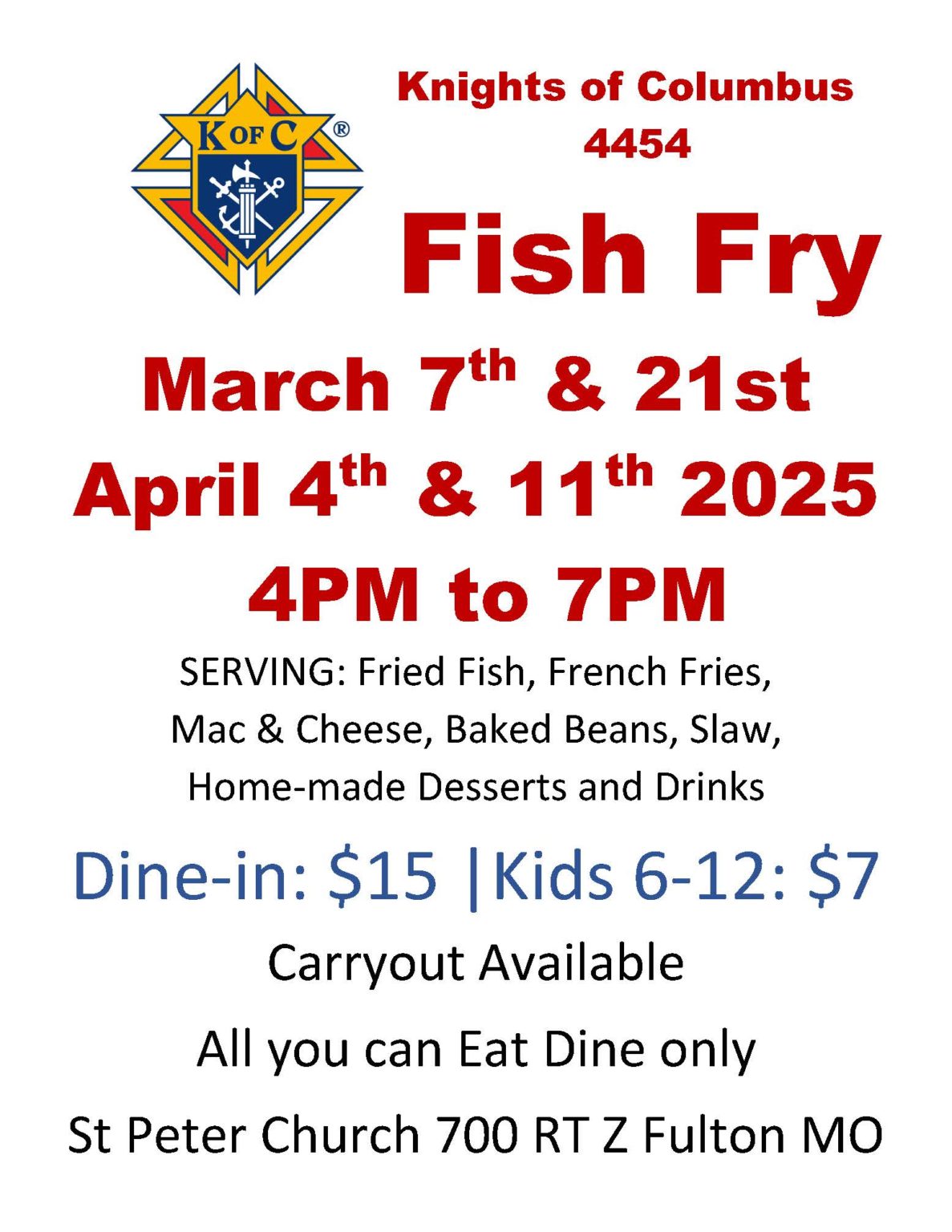 Events for March 2025 – Diocese of Jefferson City