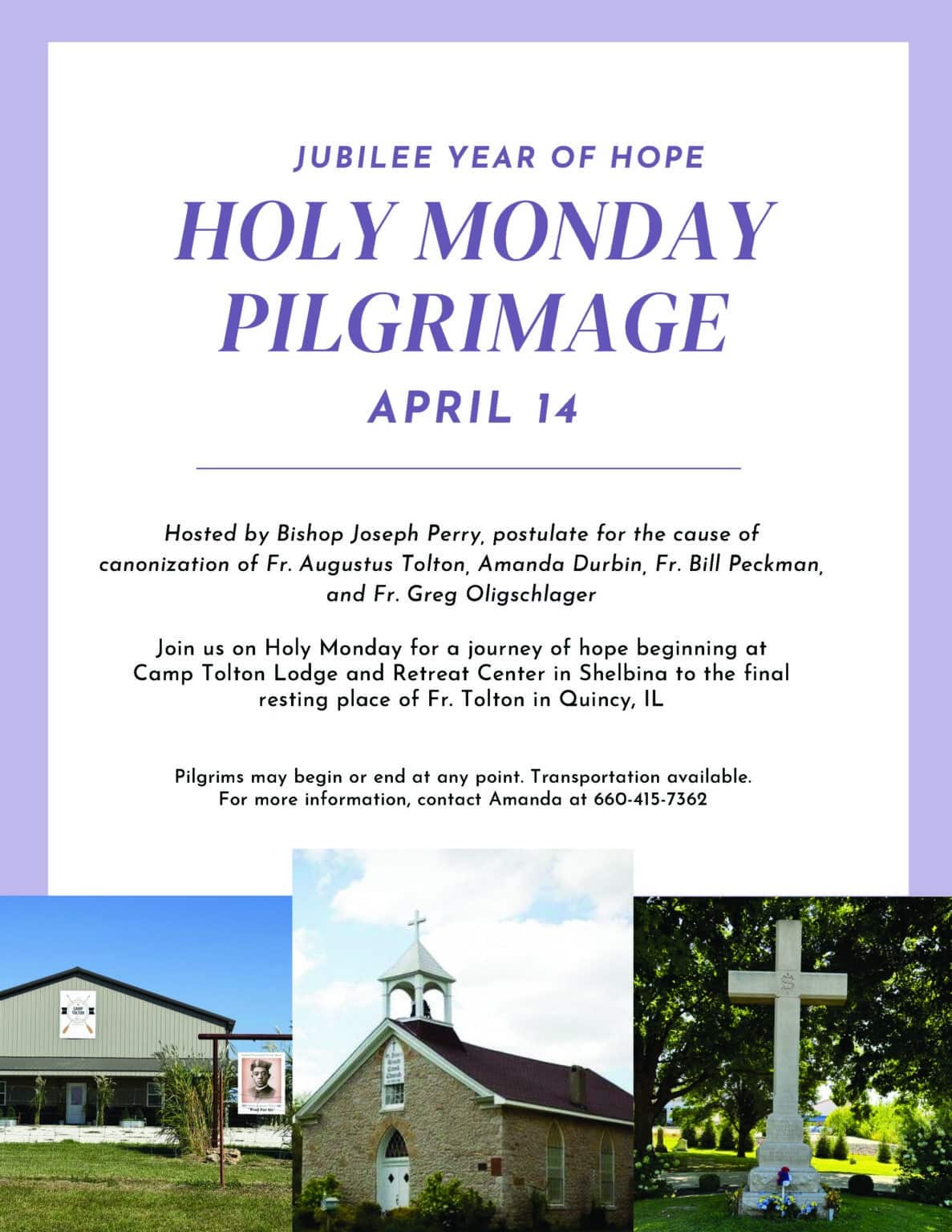 Holy Monday Pilgrimage of Hope (Shelbina) | Diocese of Jefferson City