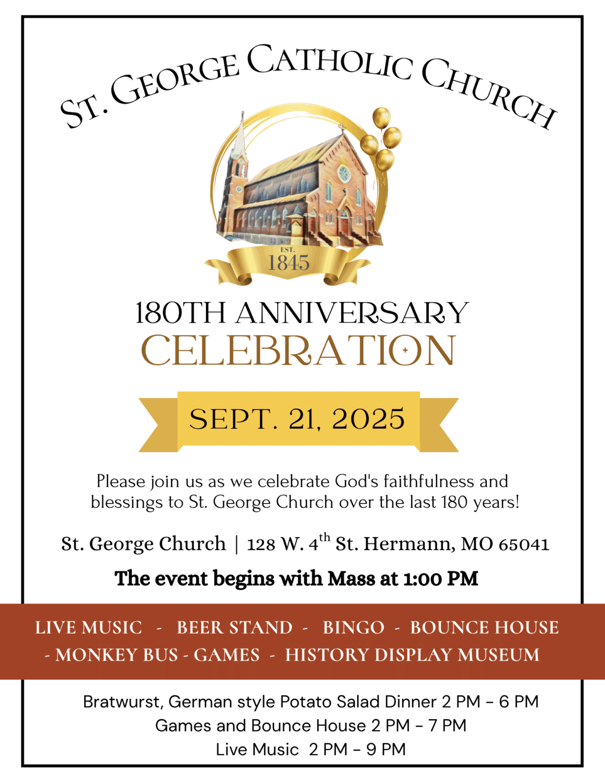 Copy Of 180th Anniversary Flyer Final | Diocese of Jefferson City
