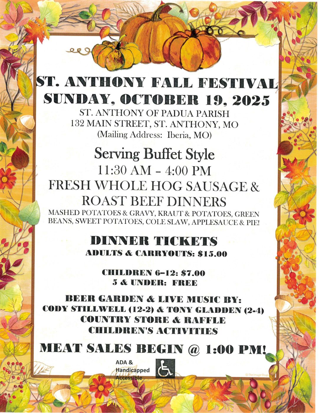 St. Anthony of Padua Fall Festival (St. Anthony) | Diocese of Jefferson ...