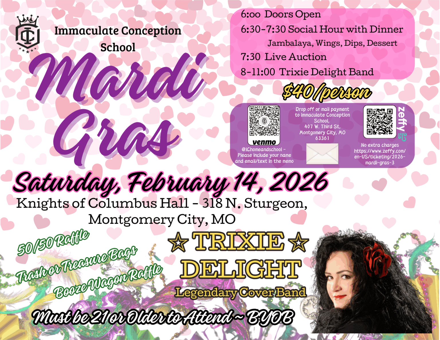 Mardi Gras/Valentine’s with Live Band – Trixie Delight (Montgomery City ...